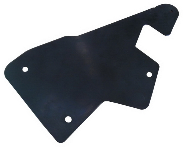 LH ENGINE SIDE COVER B - RUBBER